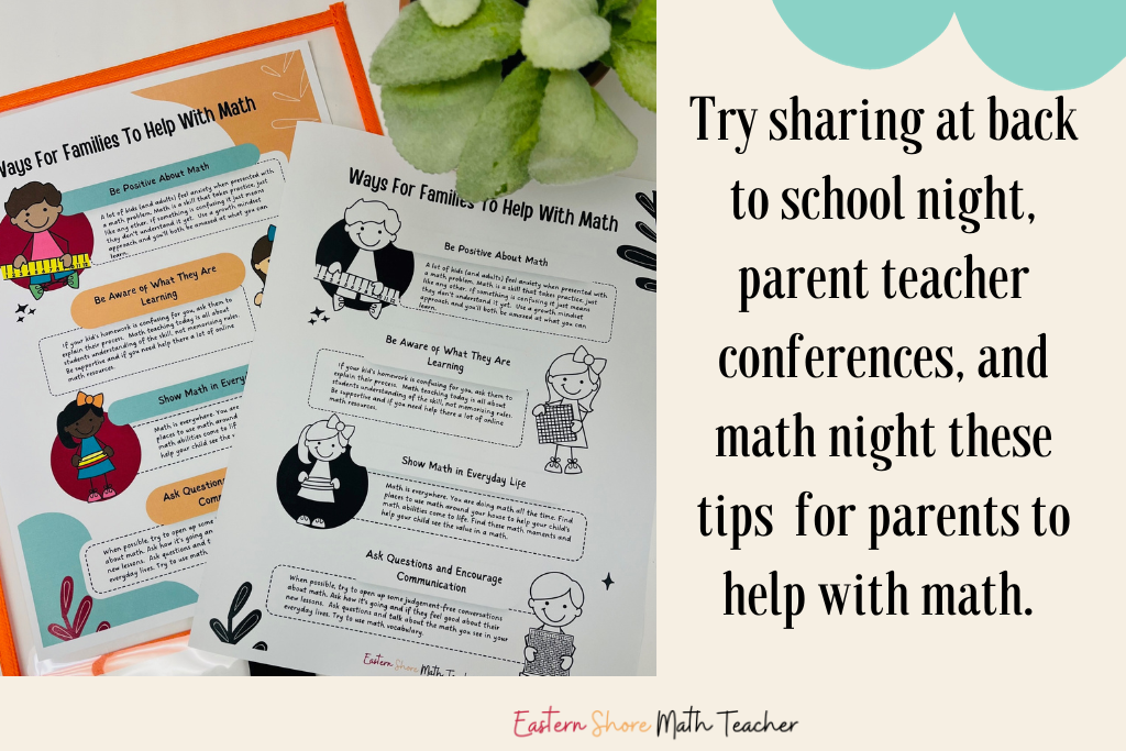 What are Proven Positive Parent Tips for Math At Home? - Eastern Shore ...